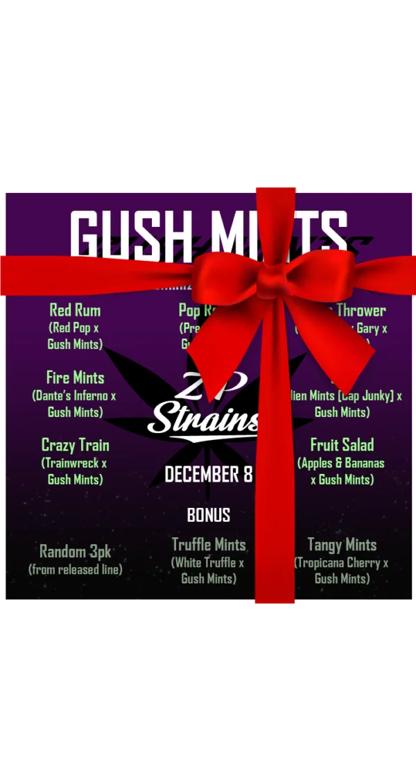 Gush Mints Full Lineup (7 packs + 3 bonus packs!) - Cannabis Seeds and ...